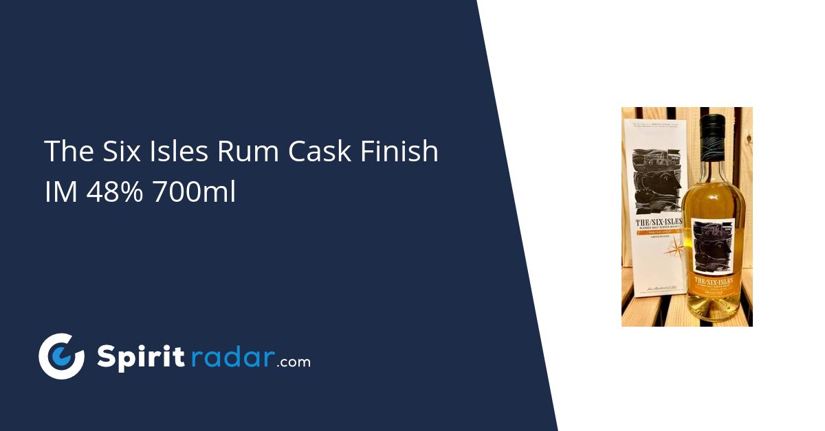 The Six Isles Rum Cask Finish IM 48% 700ml - Spirit Radar