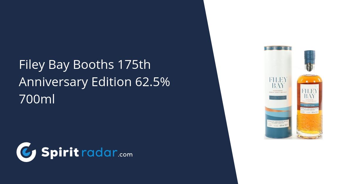 Filey Bay Booths 175th Anniversary Edition PX Sherry 62.5% 700ml ...