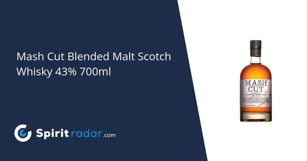 Mash Cut Blended Malt Scotch Whisky 43% 700ml - Spirit Radar