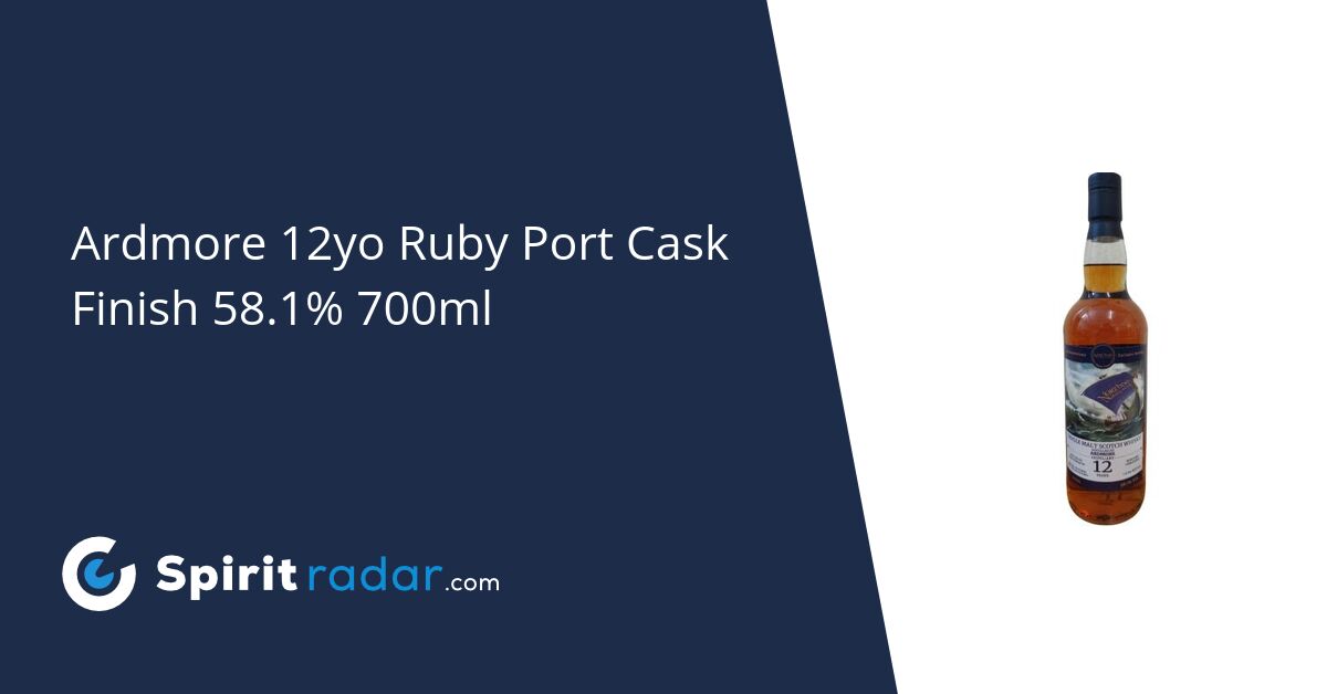 Ardmore 12yo Ruby Port Cask Finish 58.1% 700ml - Spirit Radar