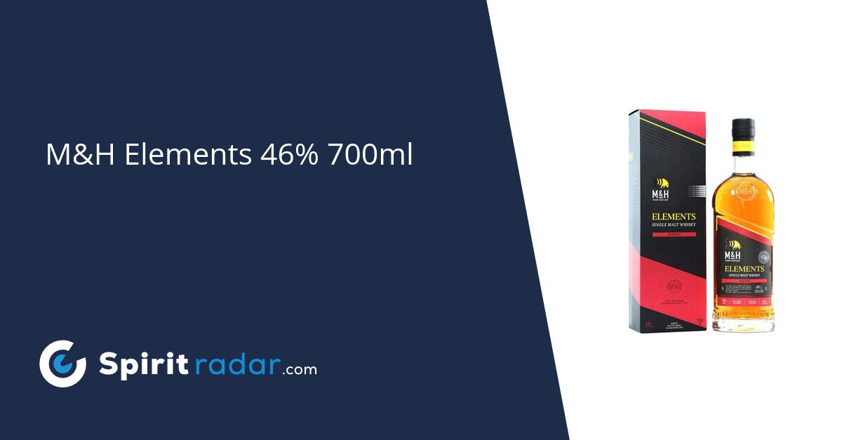 M&H Elements 46% 700ml - Spirit Radar
