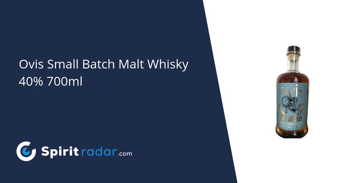Ovis Small Batch Malt Whisky 40% 700ml - Spirit Radar