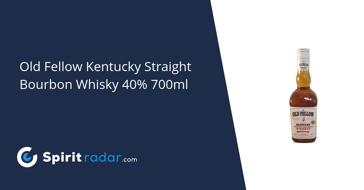 Old Fellow Kentucky Straight Bourbon Whisky 40% 700ml - Spirit Radar