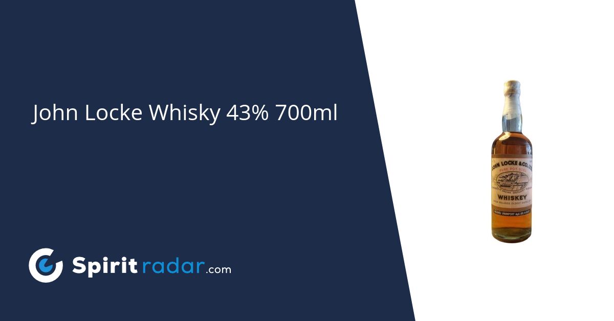 John Locke Whisky 43% 700ml - Spirit Radar