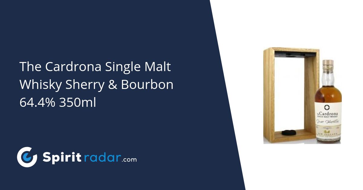 The Cardrona Single Malt Whisky Sherry & Bourbon 64.4% 350ml - Spirit Radar