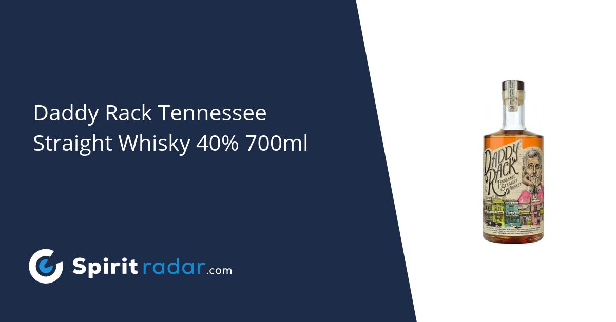 Daddy Rack Tennessee Straight Whisky 40% 700ml - Spirit Radar