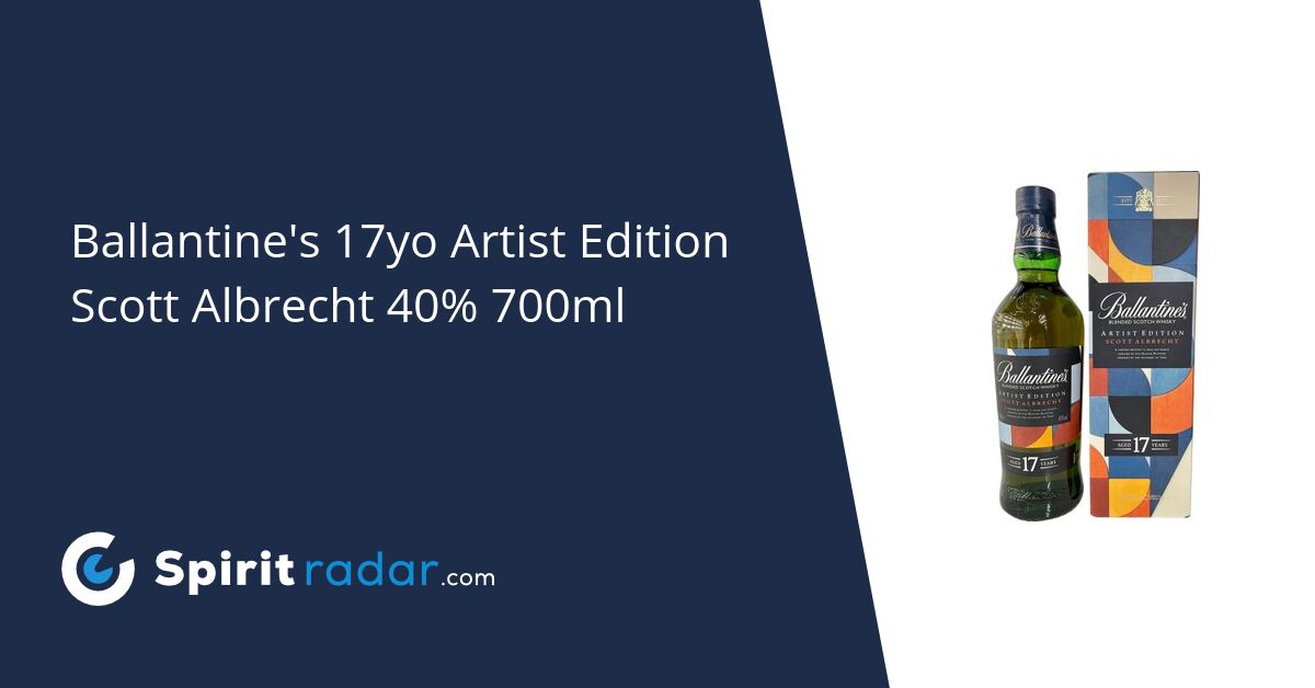 Ballantine's 17yo Artist Edition Scott Albrecht 40% 700ml - Spirit Radar
