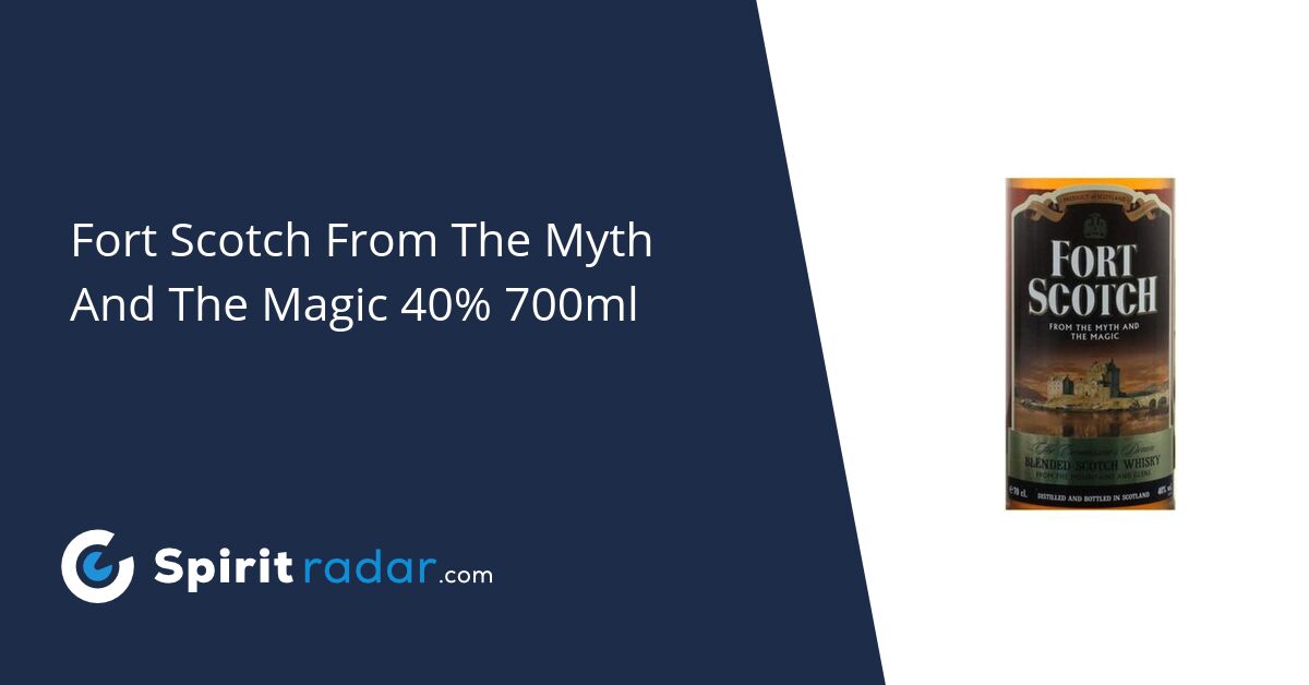 Fort Scotch From The Myth And The Magic 40% 700ml - Spirit Radar