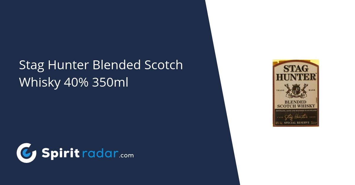 Stag Hunter Blended Scotch Whisky 40% 350ml - Spirit Radar