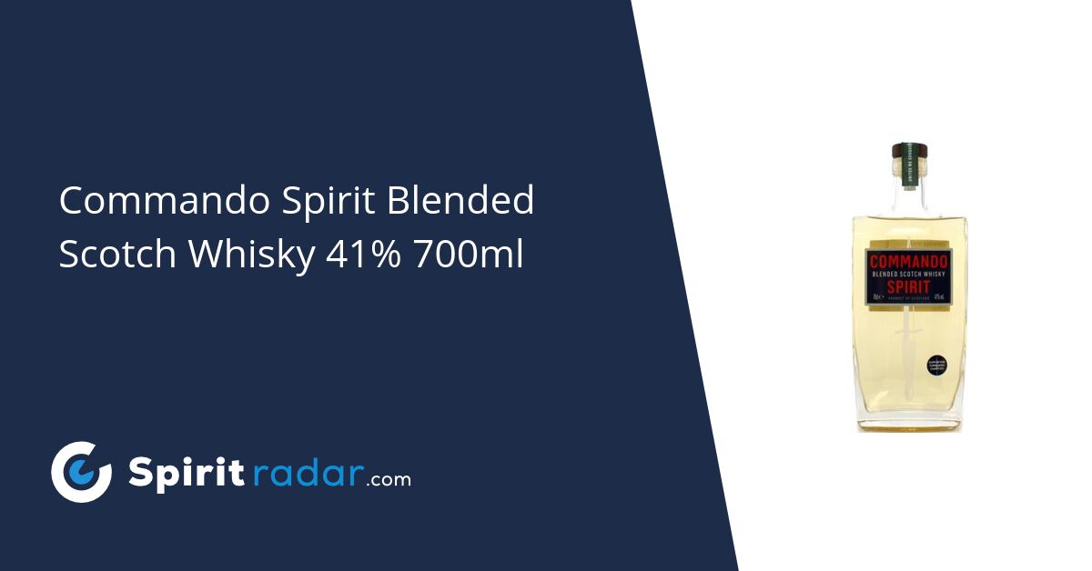 Commando Spirit Blended Scotch Whisky 41% 700ml - Spirit Radar