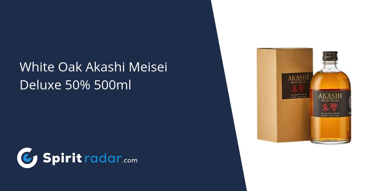 White Oak Akashi Meisei Deluxe 50% 500ml - Spirit Radar