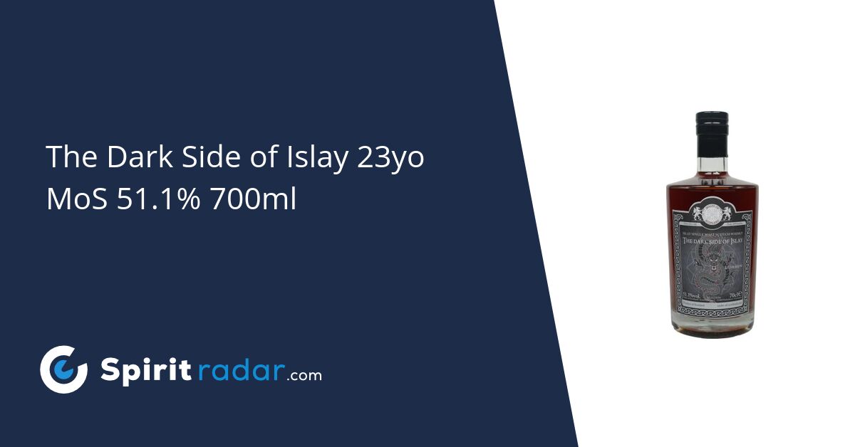 The Dark Side of Islay 23yo MoS First Fill PX Cask 51.1% 700ml - Spirit ...