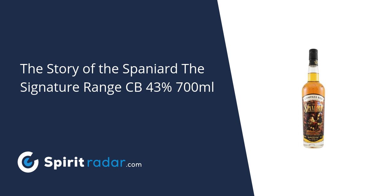 The Story of the Spaniard The Signature Range CB 43% 700ml - Spirit Radar
