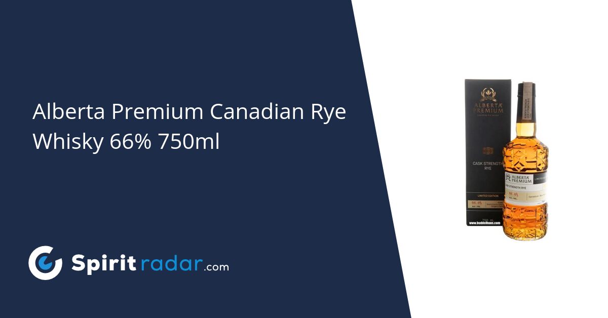 Alberta Premium Canadian Rye Whisky 66% 750ml - Spirit Radar