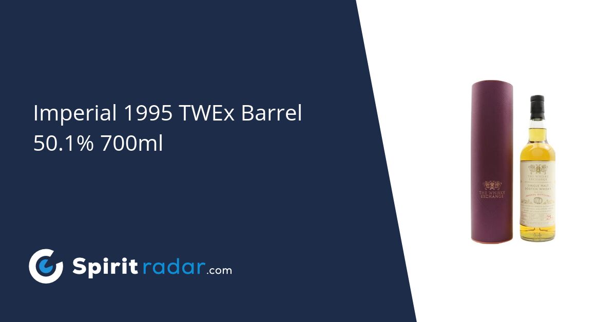 Imperial 1995 TWEx Barrel 50.1% 700ml - Spirit Radar
