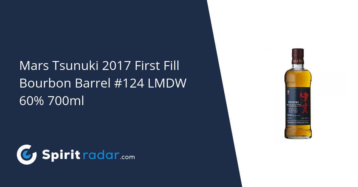Mars Tsunuki 2017 First Fill Bourbon Barrel #124 LMDW 60% 700ml ...