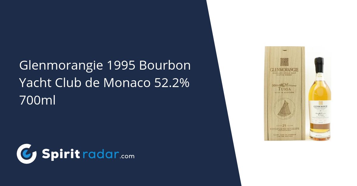 Glenmorangie 1995 Bourbon Yacht Club de Monaco 52.2% 700ml - Spirit Radar