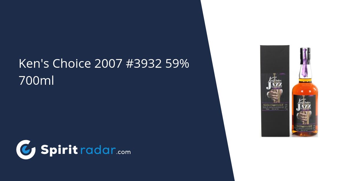 Ken's Choice 2007 #3932 59% 700ml - Spirit Radar