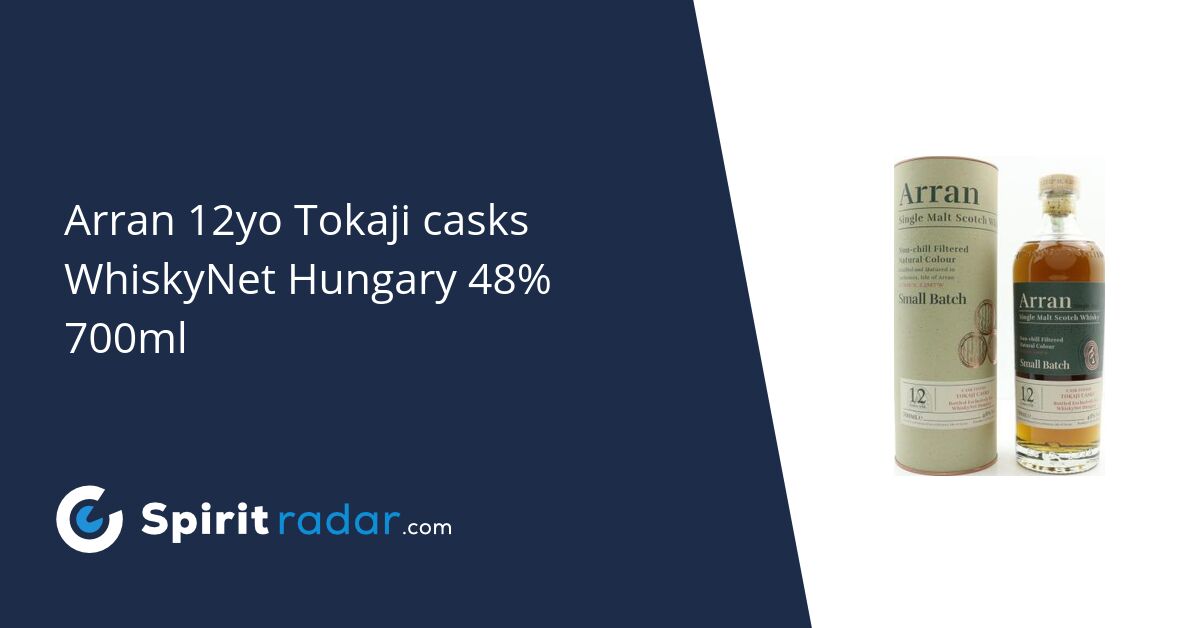 Arran 12yo Tokaji casks WhiskyNet Hungary 48% 700ml - Spirit Radar