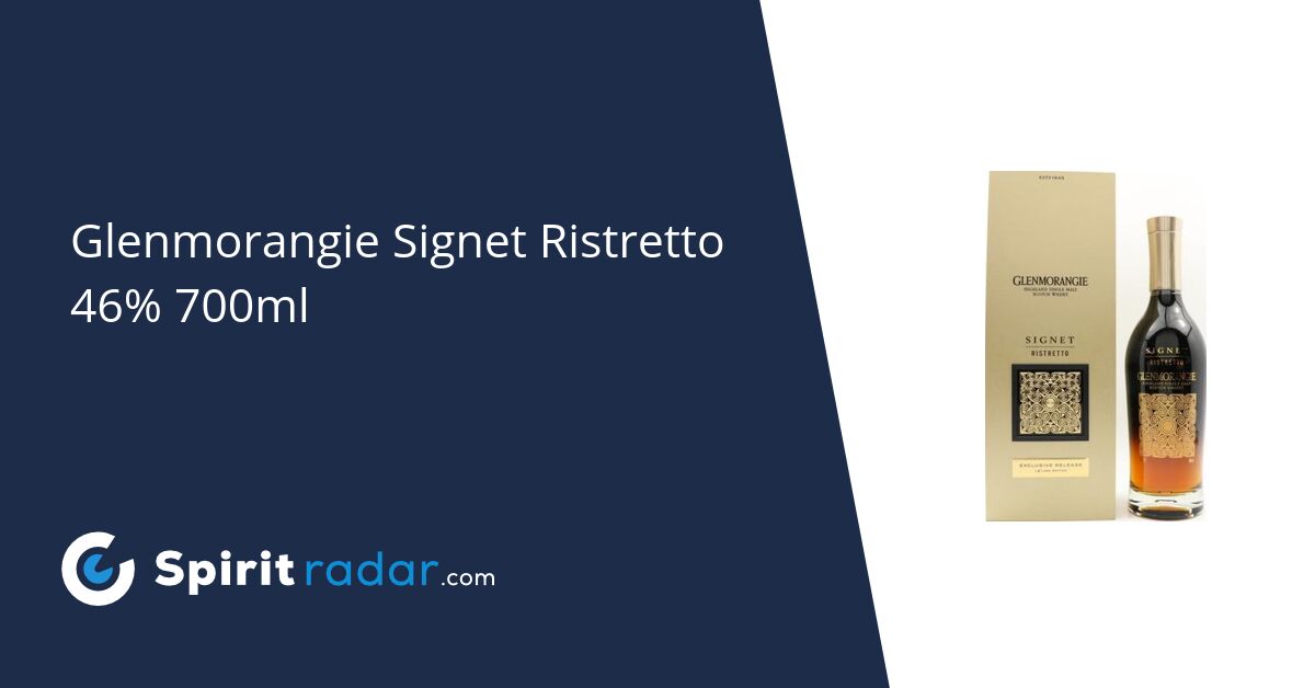 Glenmorangie Signet Ristretto Virgin Toasted Oak Korean Travel Retail ...