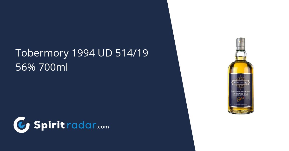 Tobermory 1994 UD 514/19 56% 700ml - Spirit Radar