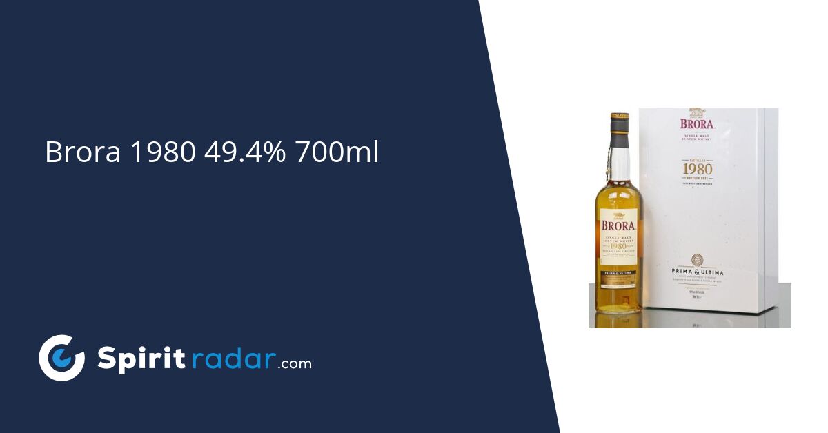 Brora 1980 49.4% 700ml - Spirit Radar