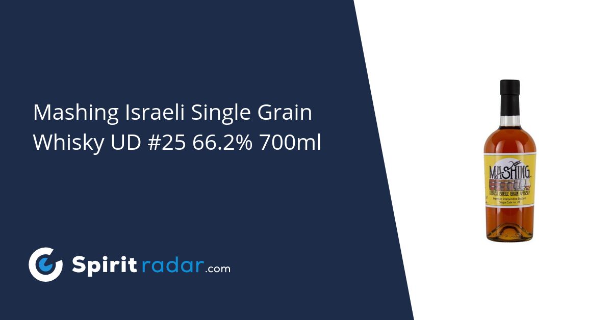 Mashing Israeli Single Grain Whisky UD #25 66.2% 700ml - Spirit Radar