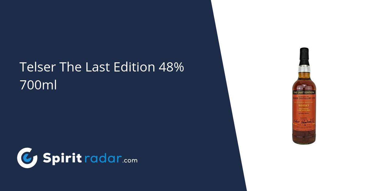 Telser The Last Edition 48% 700ml - Spirit Radar