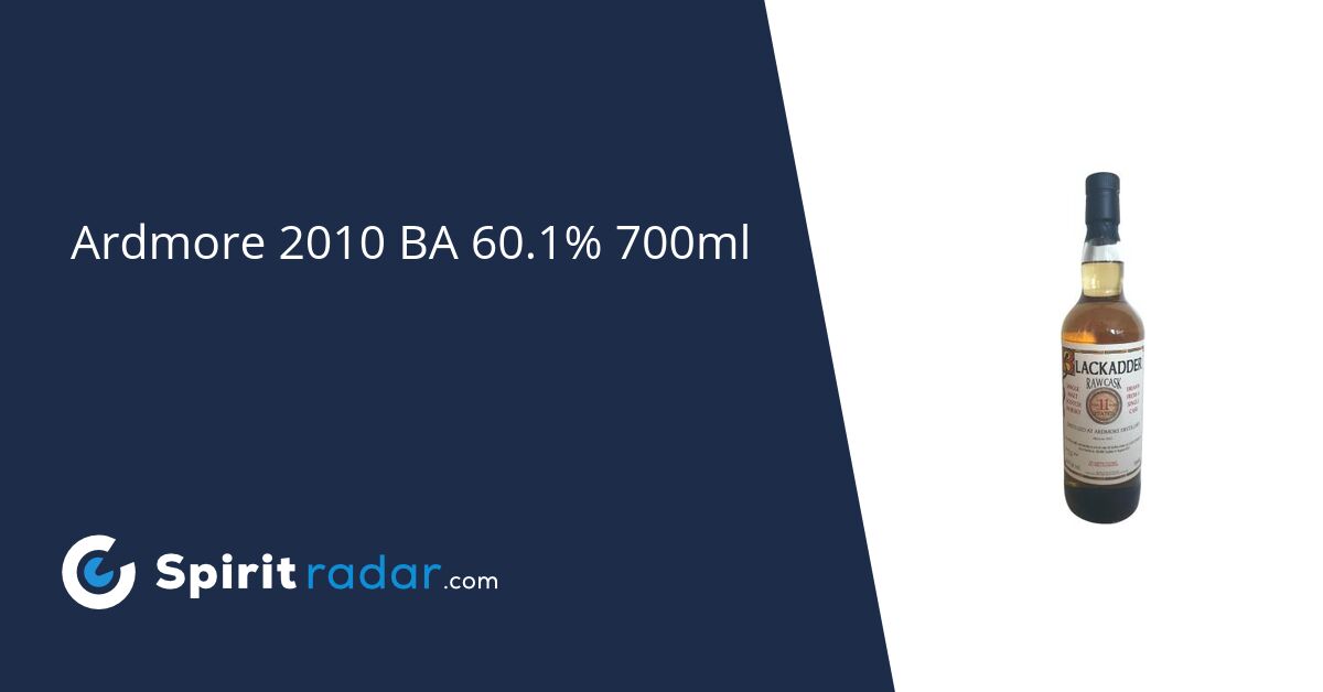 Ardmore 2010 BA 60.1% 700ml - Spirit Radar