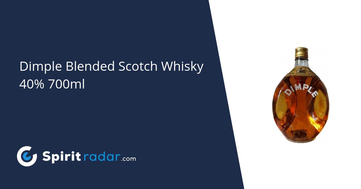 Dimple Blended Scotch Whisky 40% 700ml - Spirit Radar