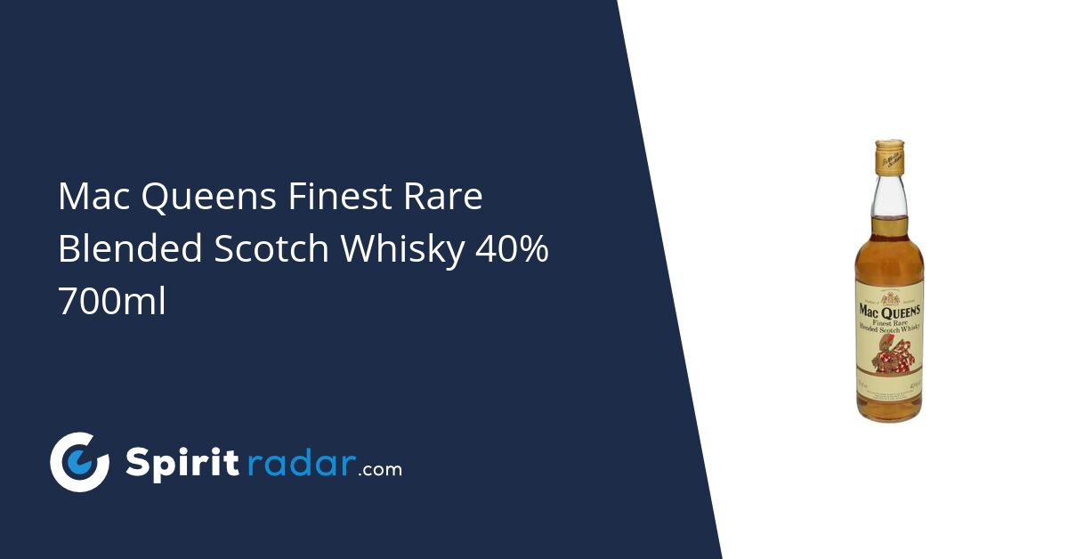 Mac Queens Finest Rare Blended Scotch Whisky 40% 700ml - Spirit Radar