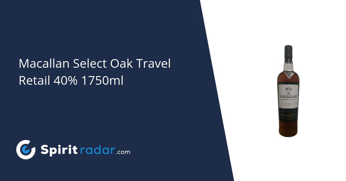 Macallan Select Oak Travel Retail 40% 1750ml - Spirit Radar