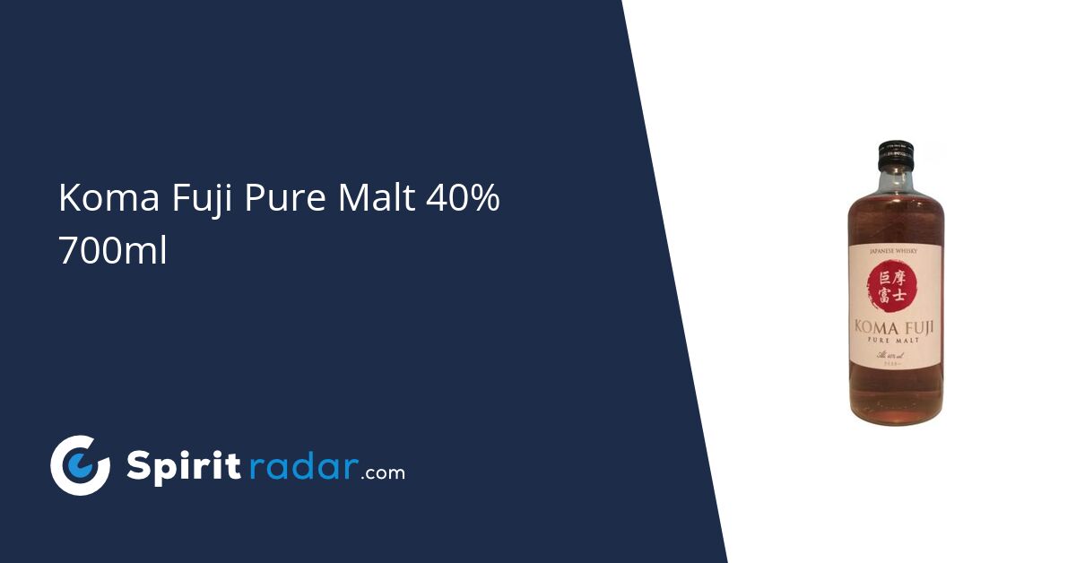 Koma Fuji Pure Malt 40% 700ml - Spirit Radar