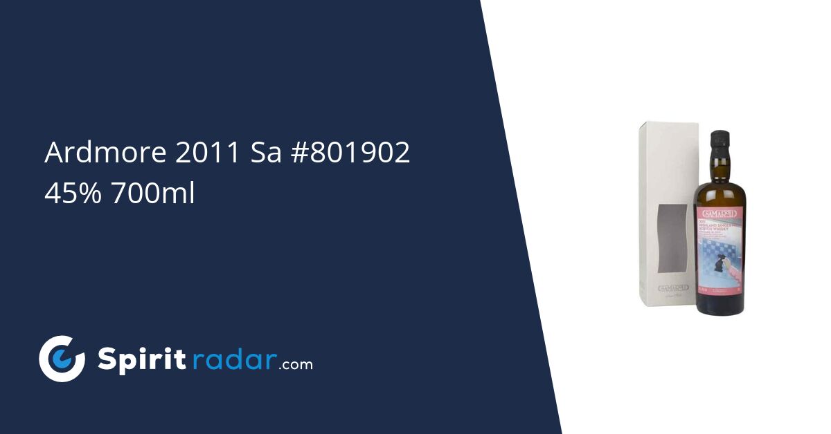 Ardmore 2011 Sa #801902 45% 700ml - Spirit Radar