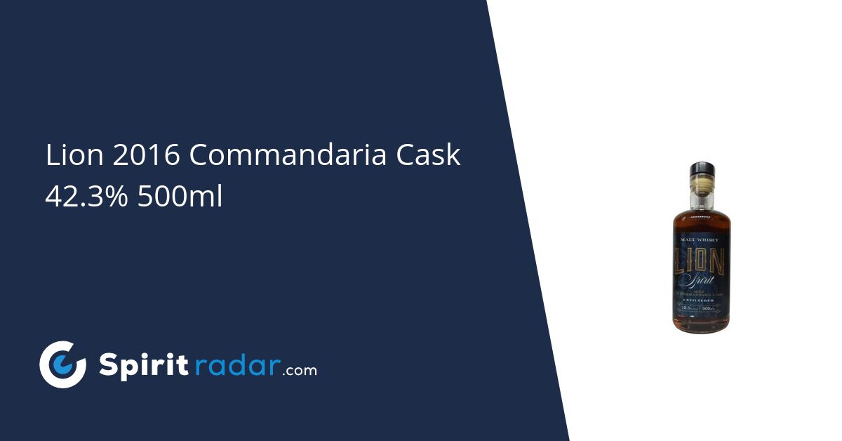Lion 2016 Commandaria Cask 42.3% 500ml - Spirit Radar