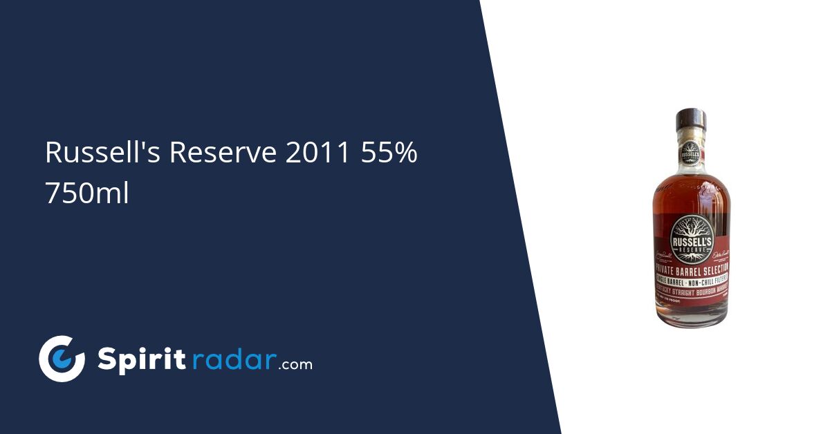 Russell's Reserve 2011 55% 750ml - Spirit Radar