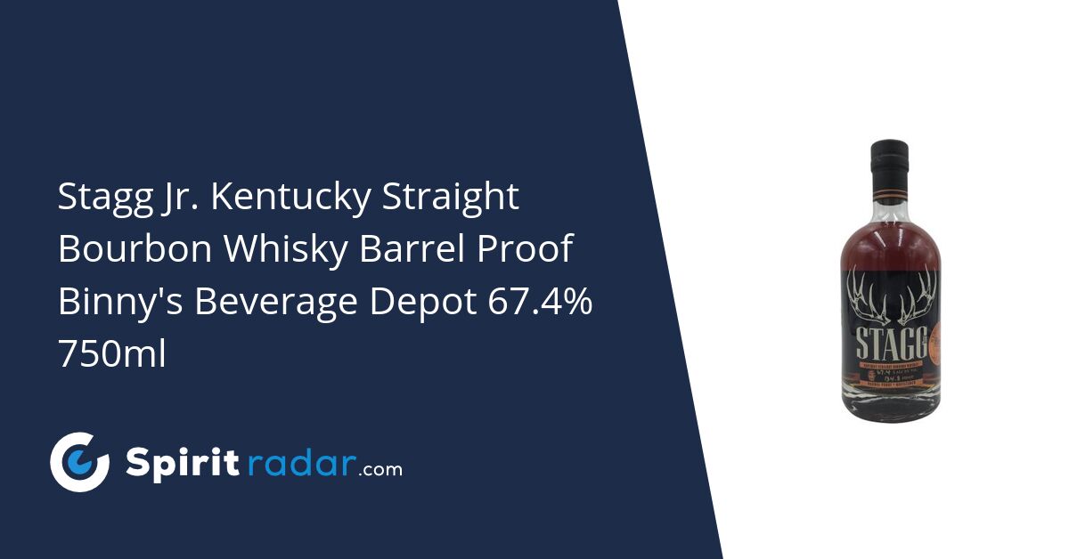 Stagg Jr. Kentucky Straight Bourbon Whisky Barrel Proof Binny's ...
