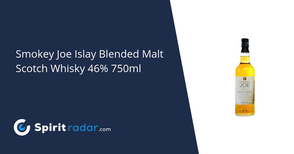 Smokey Joe Islay Blended Malt Scotch Whisky 46% 750ml - Spirit Radar