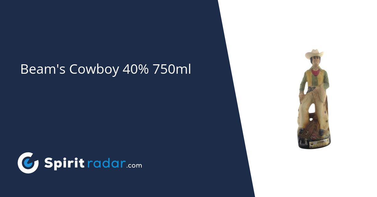 Beam's Cowboy 40% 750ml - Spirit Radar