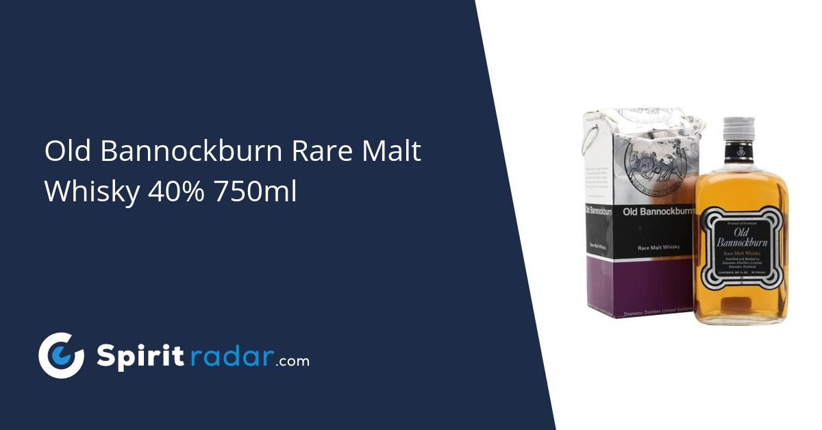 Old Bannockburn Rare Malt Whisky 40% 750ml - Spirit Radar