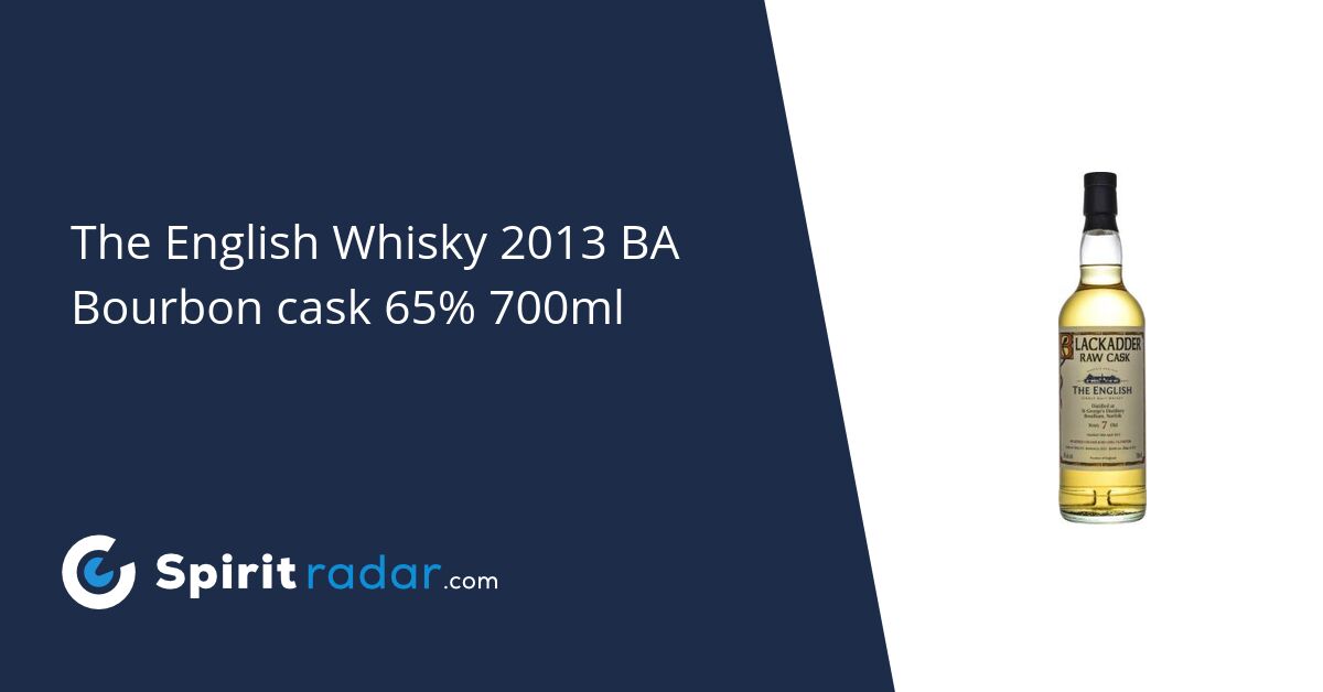 The English Whisky 2013 BA Bourbon cask 65% 700ml - Spirit Radar