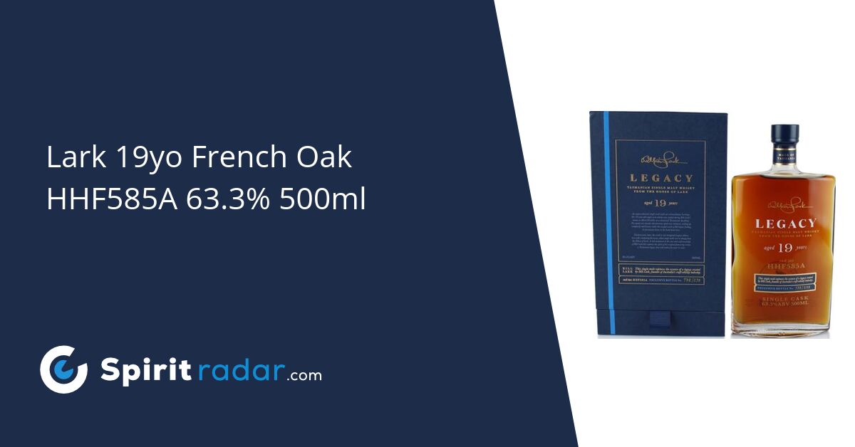 Lark 19yo French Oak HHF585A 63.3% 500ml - Spirit Radar