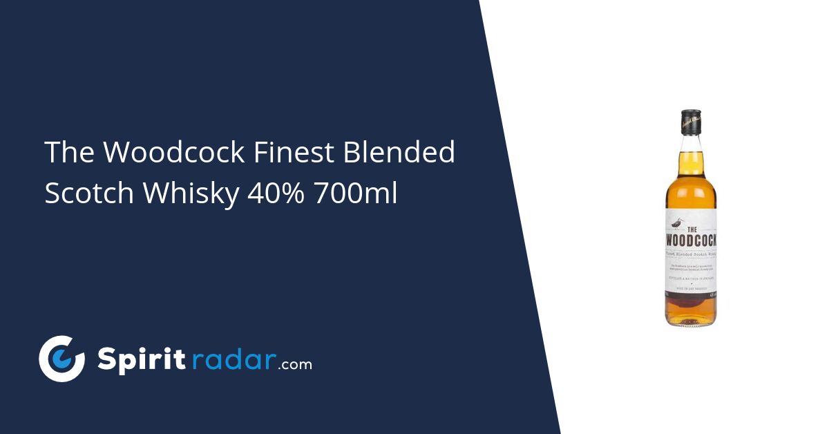The Woodcock Finest Blended Scotch Whisky 40% 700ml - Spirit Radar