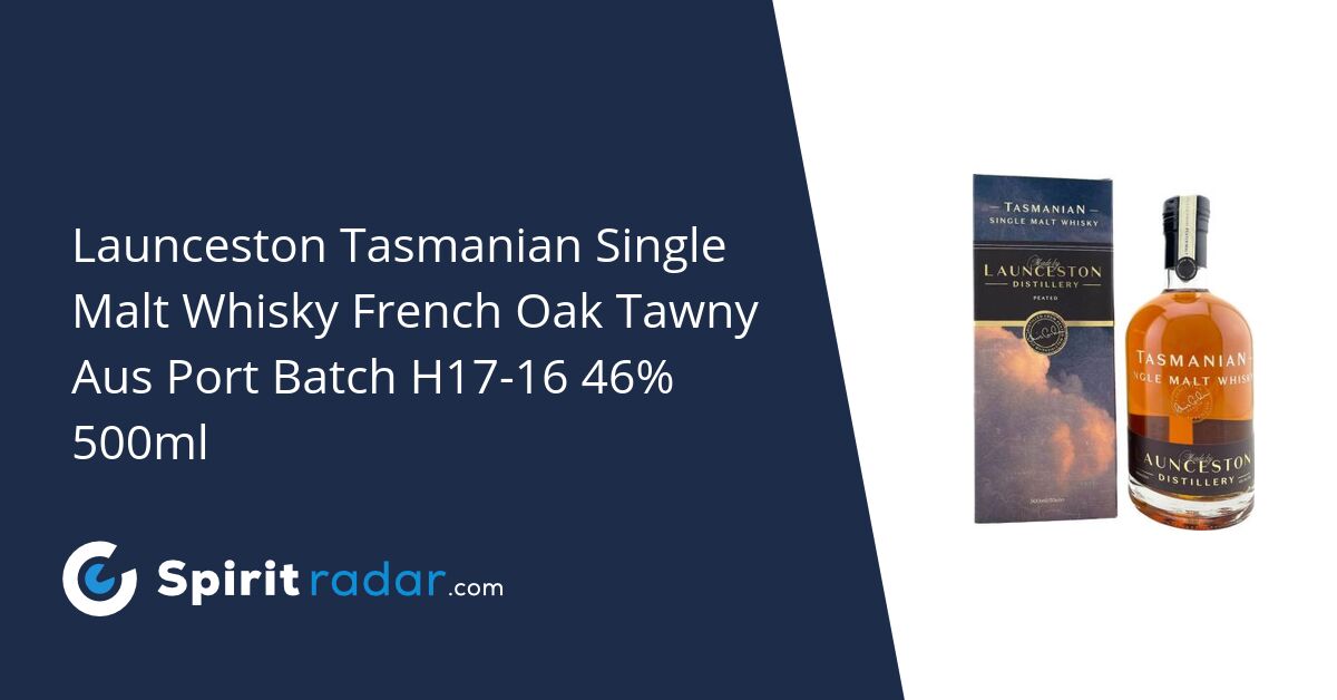 Launceston Tasmanian Single Malt Whisky French Oak Tawny Aus Port Batch ...