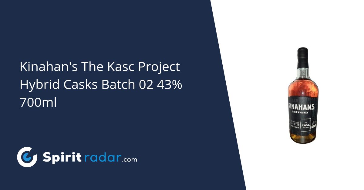 Kinahan's The Kasc Project Hybrid Casks Batch 02 43% 700ml - Spirit Radar