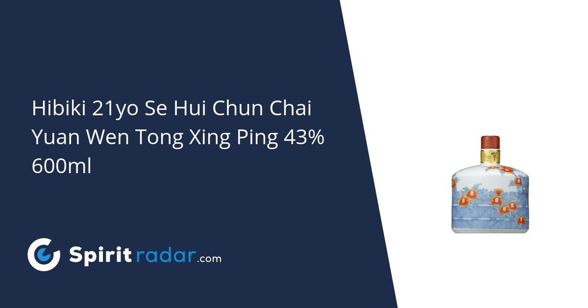 Hibiki 21yo Se Hui Chun Chai Yuan Wen Tong Xing Ping 43% 600ml - Spirit Radar