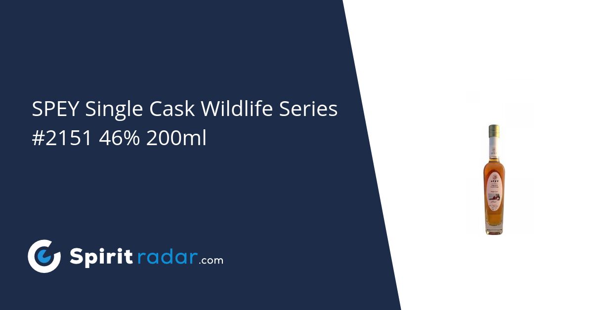 SPEY Single Cask Wildlife Series #2151 46% 200ml - Spirit Radar