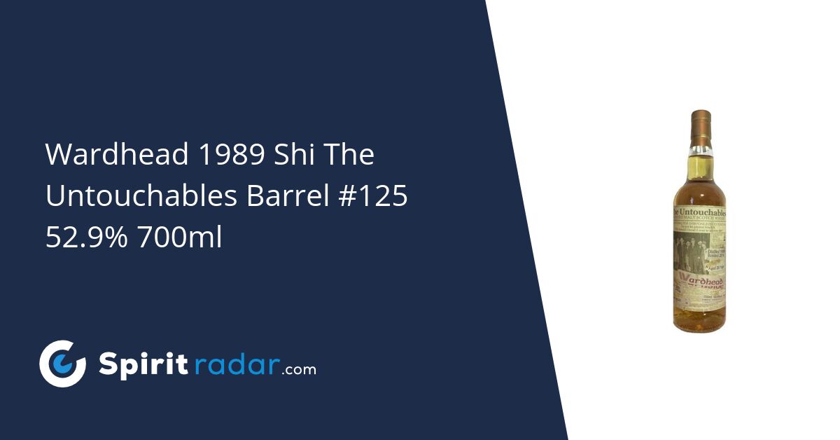 Wardhead 1989 Shi The Untouchables Barrel #125 52.9% 700ml - Spirit Radar