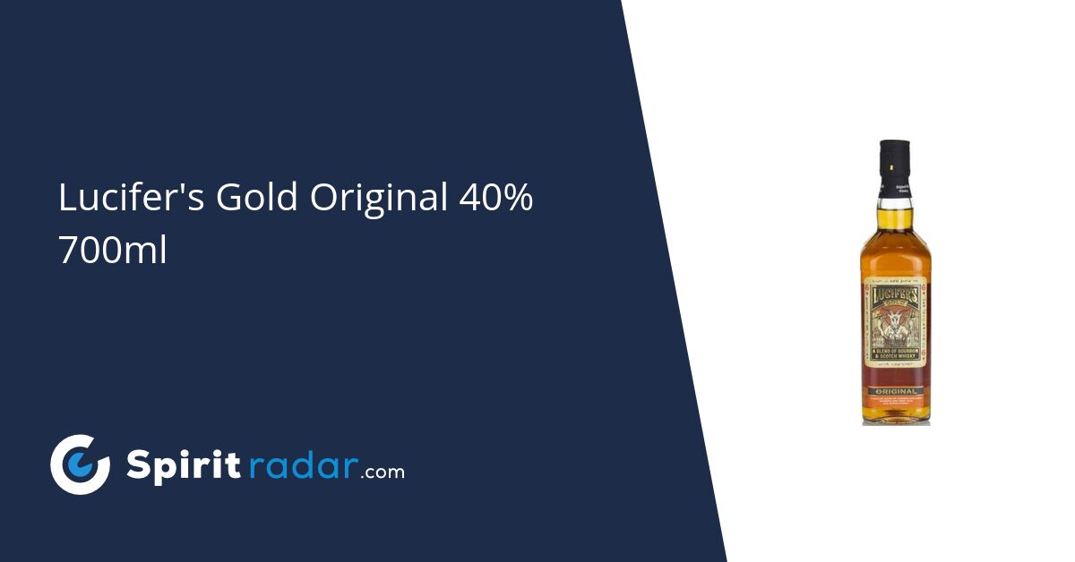Lucifer's Gold Original 40% 700ml - Spirit Radar