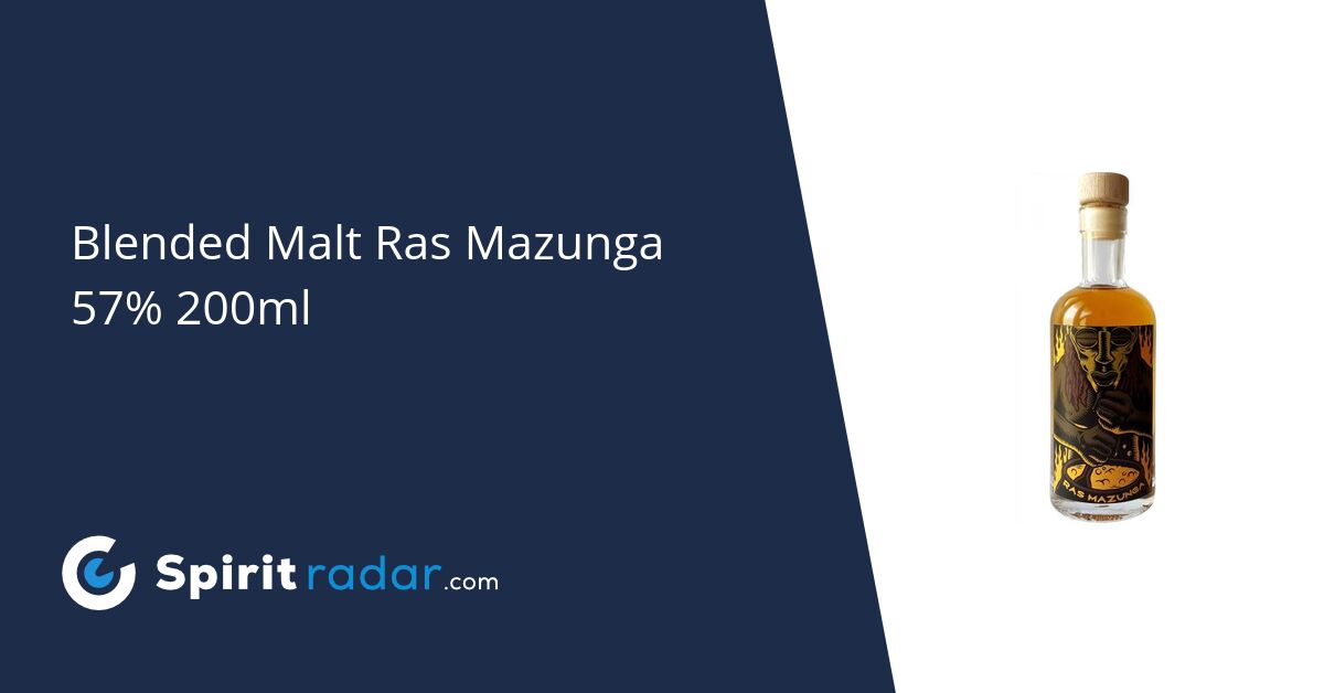 Blended Malt Ras Mazunga 57% 200ml - Spirit Radar